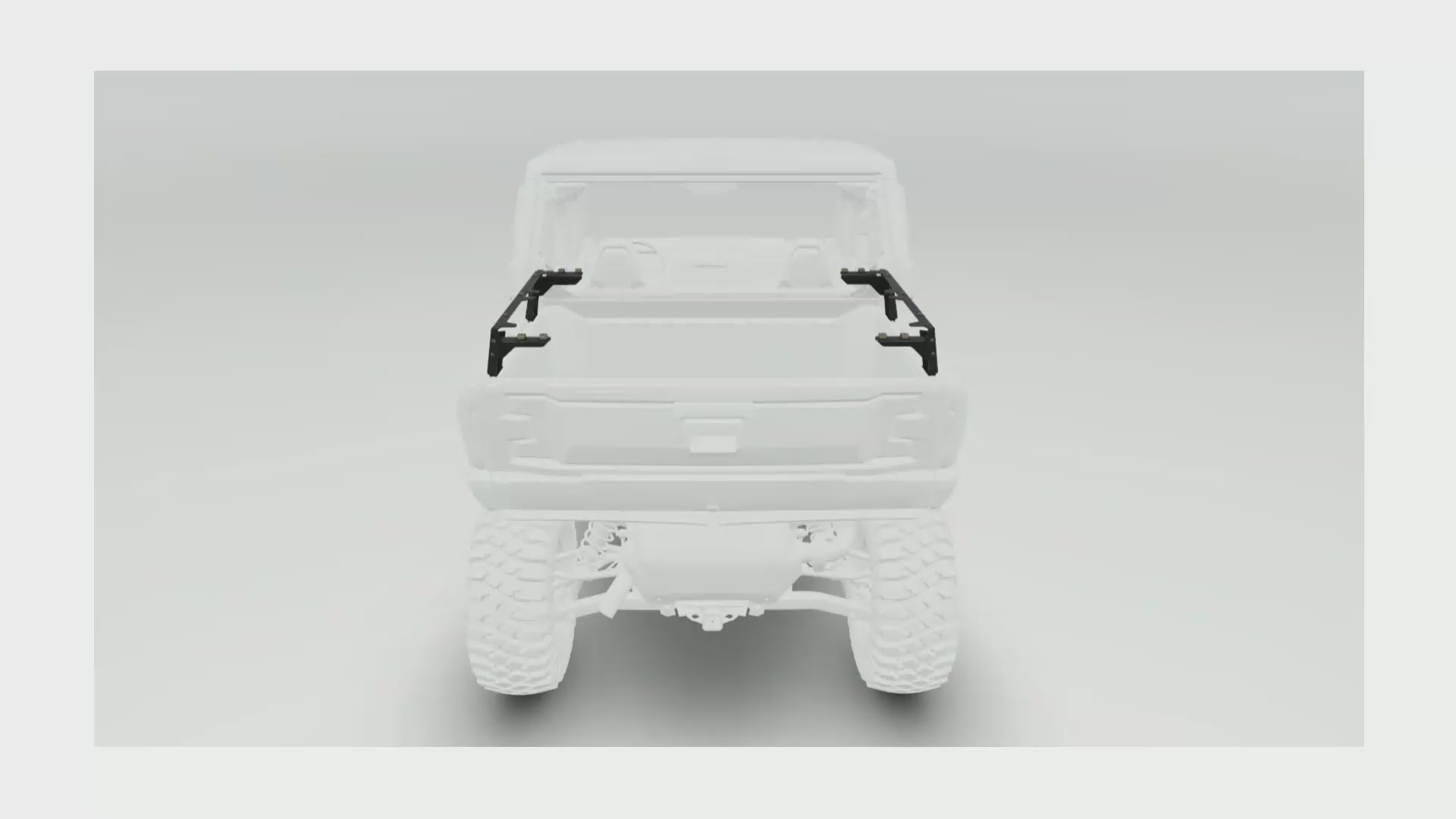 Rhino-Rack® Rear Bed Rack Mount for Polaris XPEDITION XP and XP 5, Lar ...