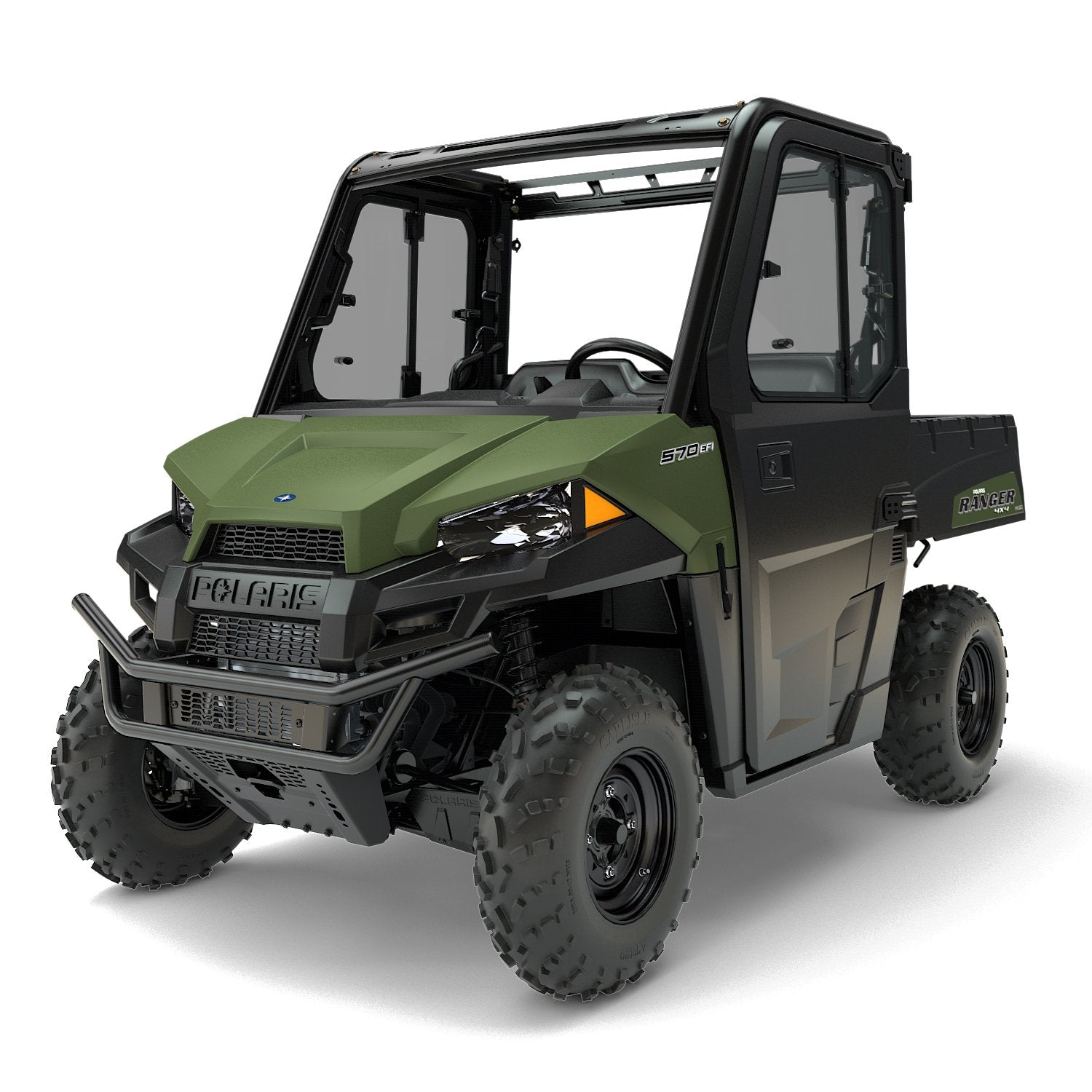 Ranger 2 Seater Hinged Window Doors - Poly - Front Only | Polaris Australia